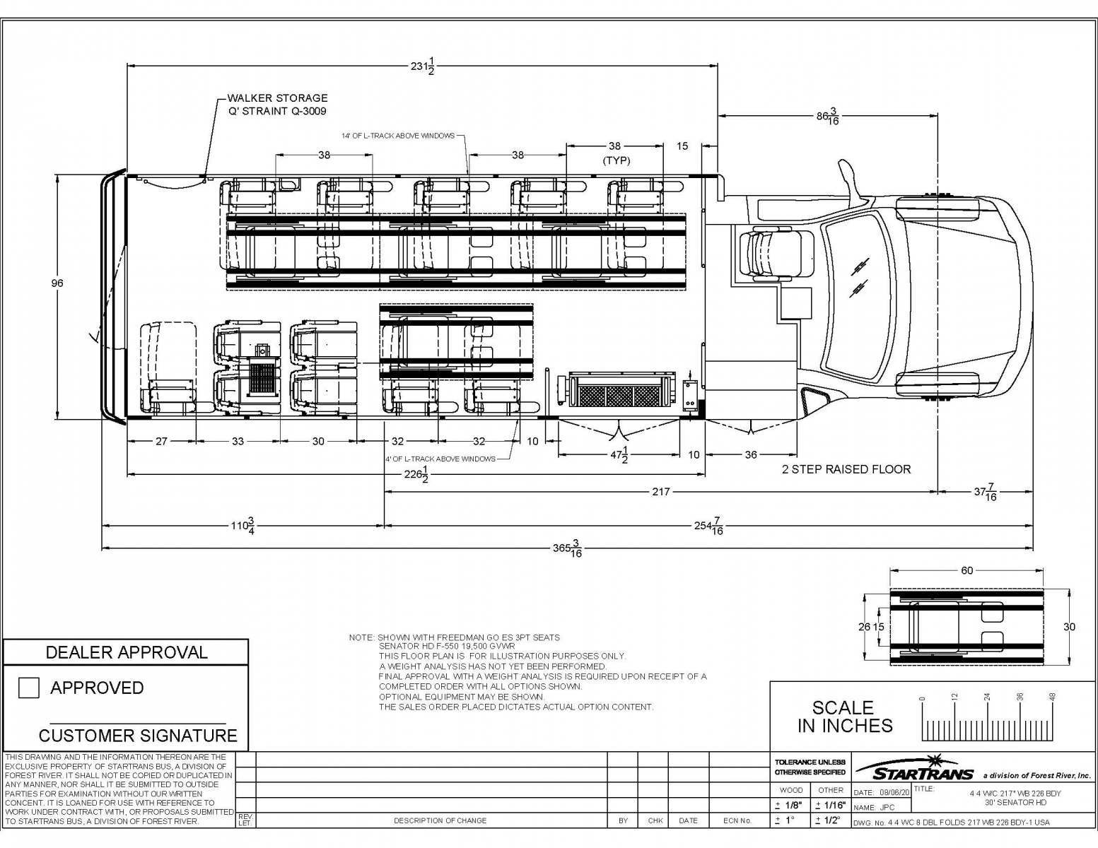 New wheelchair-accessible bus for sale - StarTrans Senator II HD