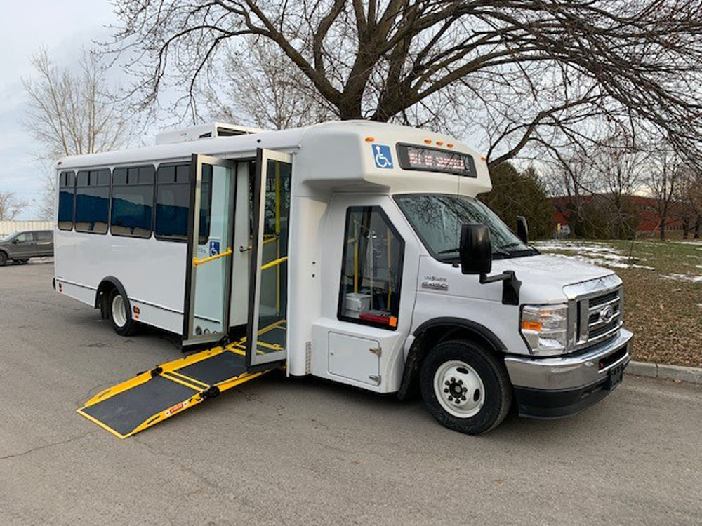 A Champion LF Transport Paratransit Bus delivered to Kawartha Lakes